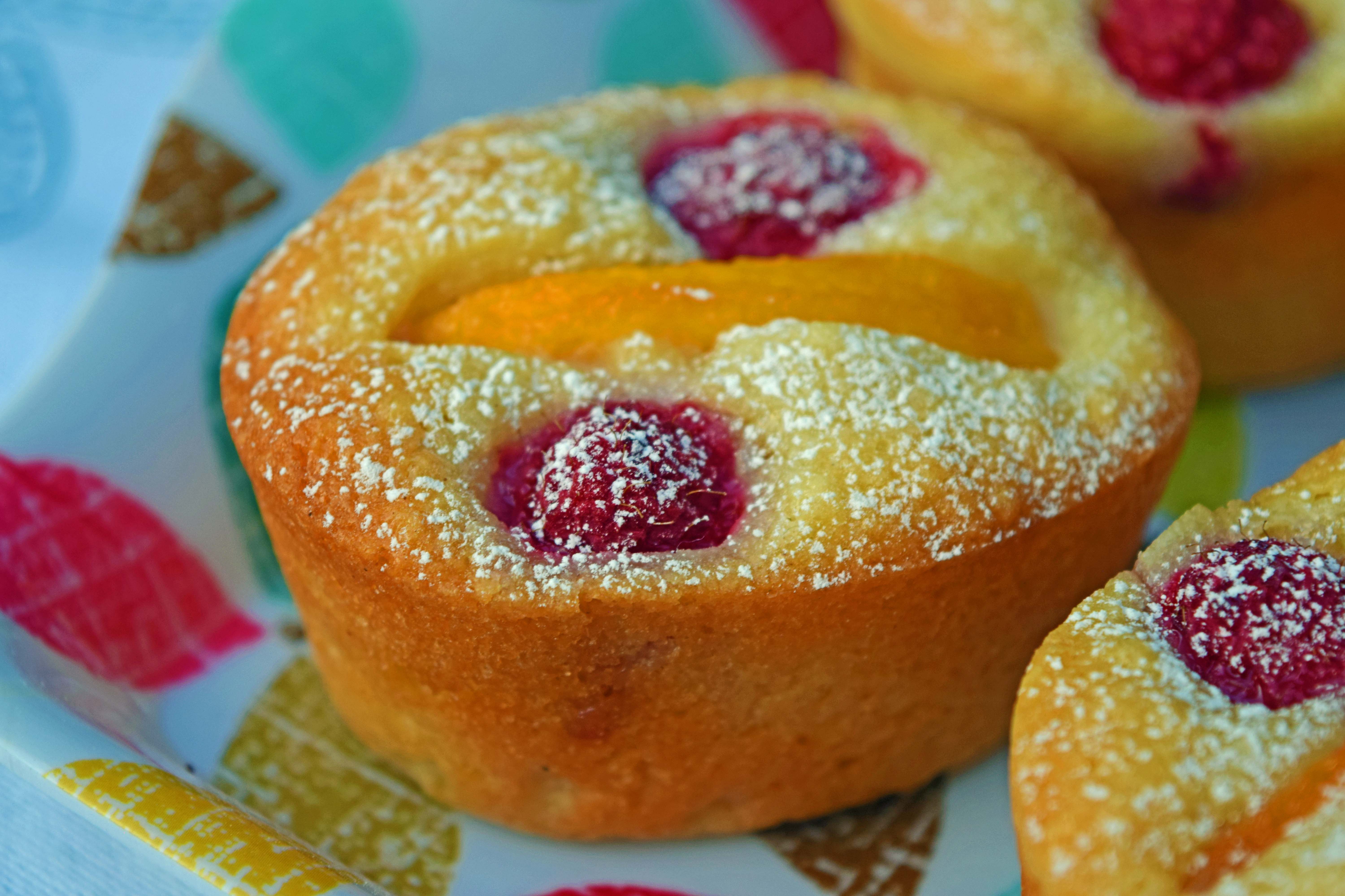Peach and Raspberry Friands | Seasalt & Apple Pie
